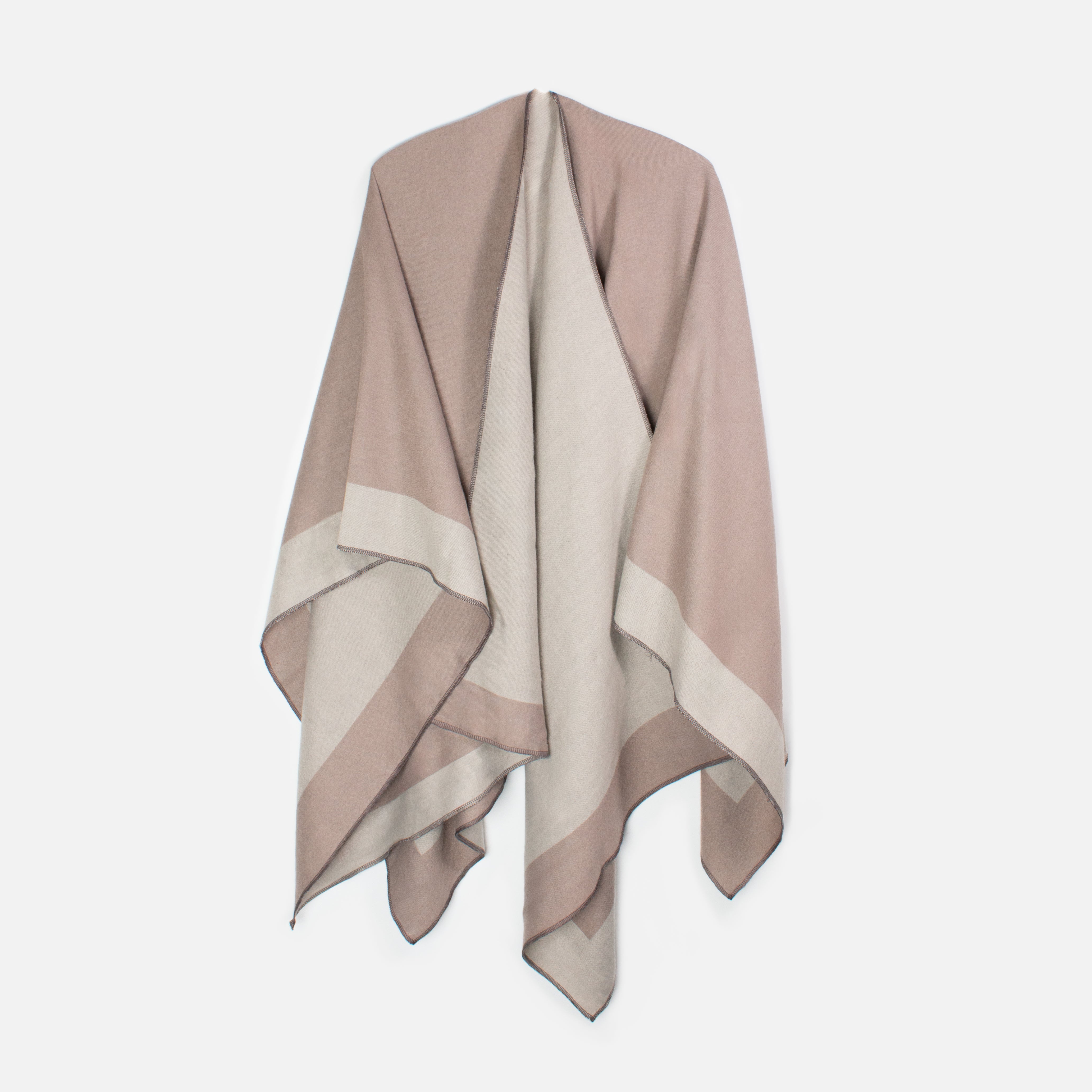 Beige poncho – Bizou